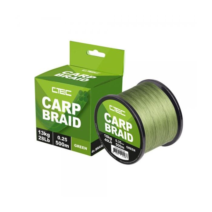Spro CTEC Carp Braid Green 500m | Eurotackle.nl