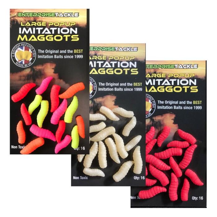 Enterprise Tackle Large Pop-up Imitation Maggots | Eurotackle.nl