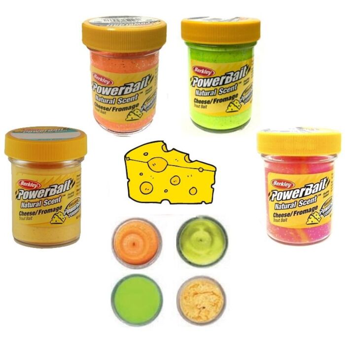 Berkley Trout Bait gl. Chartreuse Cheese, powerbait, trout bait,