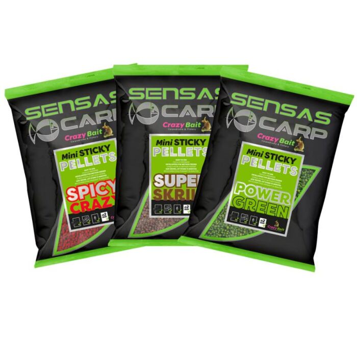 Sensas Crazy Bait Mini Sticky Pellets | Eurotackle.nl