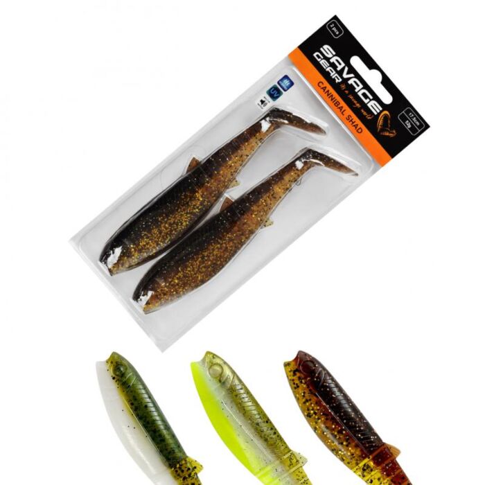 Savage Gear Cannibal Shad 17.5cm 2st | Eurotackle.nl