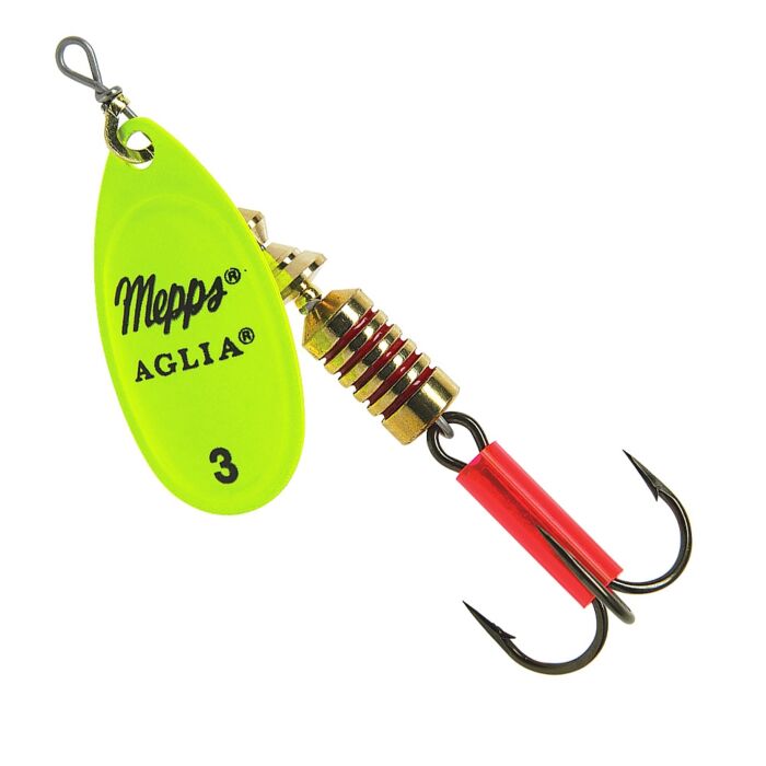 Mepps Aglia Fluo Chartreuse | Eurotackle.nl